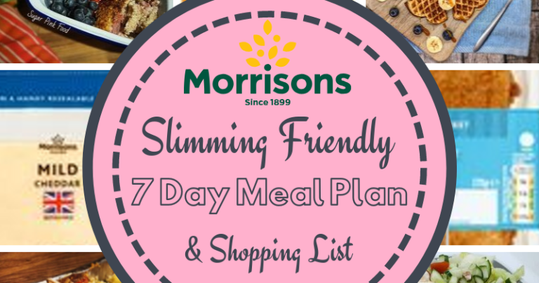 Morrisons 7-day slimming meal plan and shopping list - Gadgetsaudit